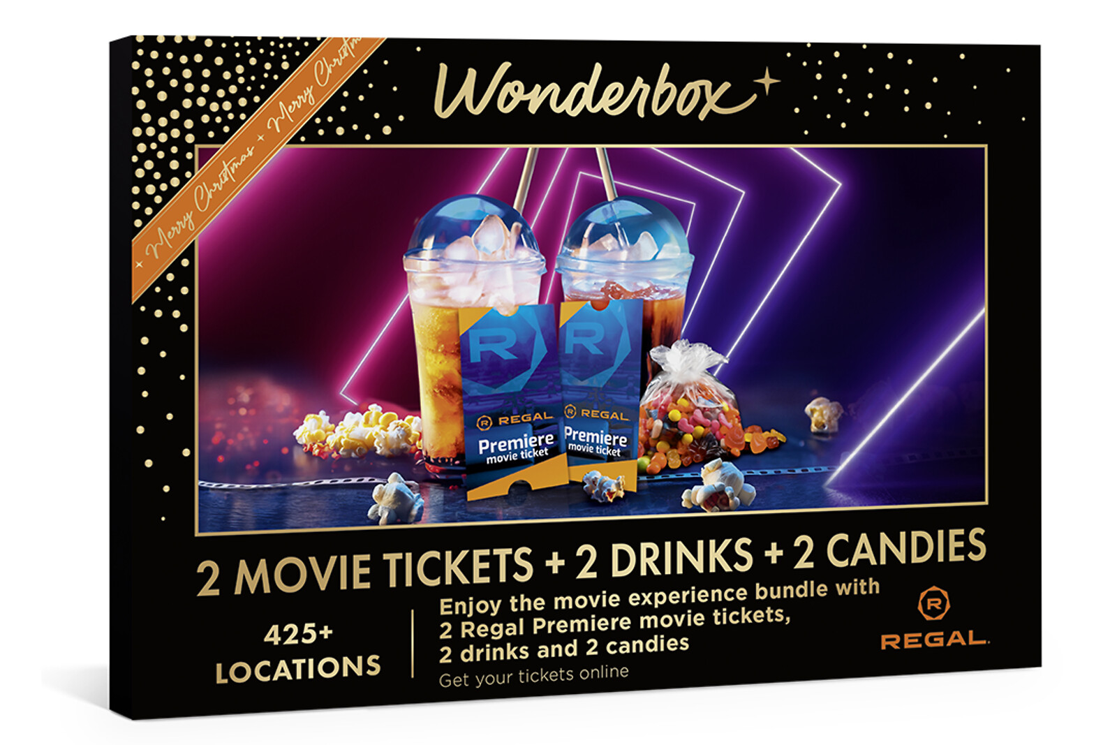 Gift Box REGAL Christmas Movie Package For 2 WONDERBOX