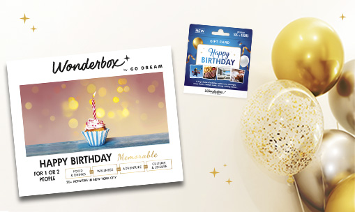 Wonderbox | Experience Gifts & Cards. Find the perfect gift here!