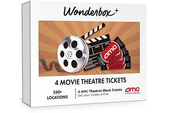 Gift Box 4 Movie Theatre Tickets | WONDERBOX