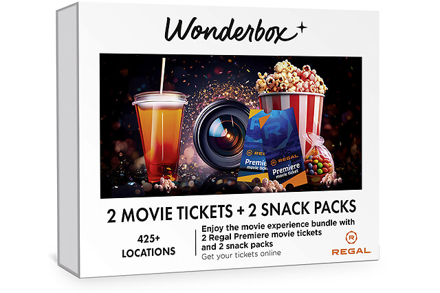 REGAL Movie Bundle Gift Box for 2 | WONDERBOX