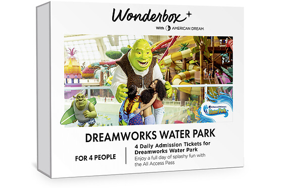 Gift Box DreamWorks Water Park for 4 | WONDERBOX