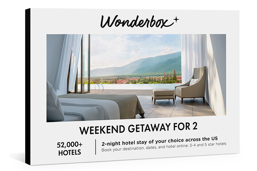 Weekend Getaway Gift Box for 2 | WONDERBOX